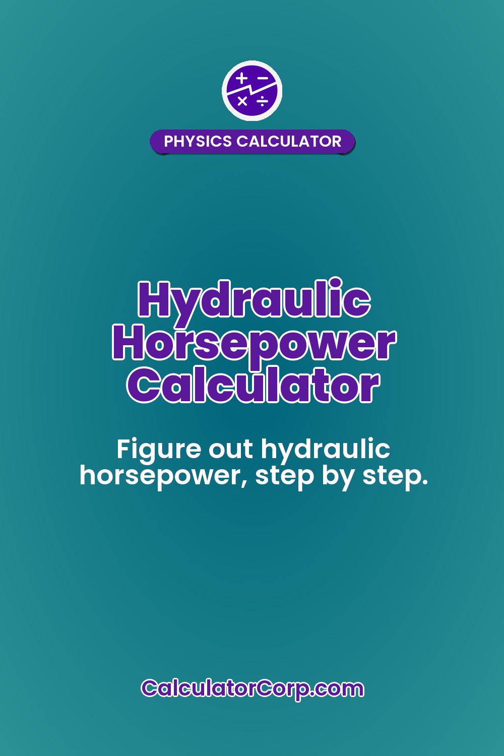 Hydraulic Horsepower Calculator