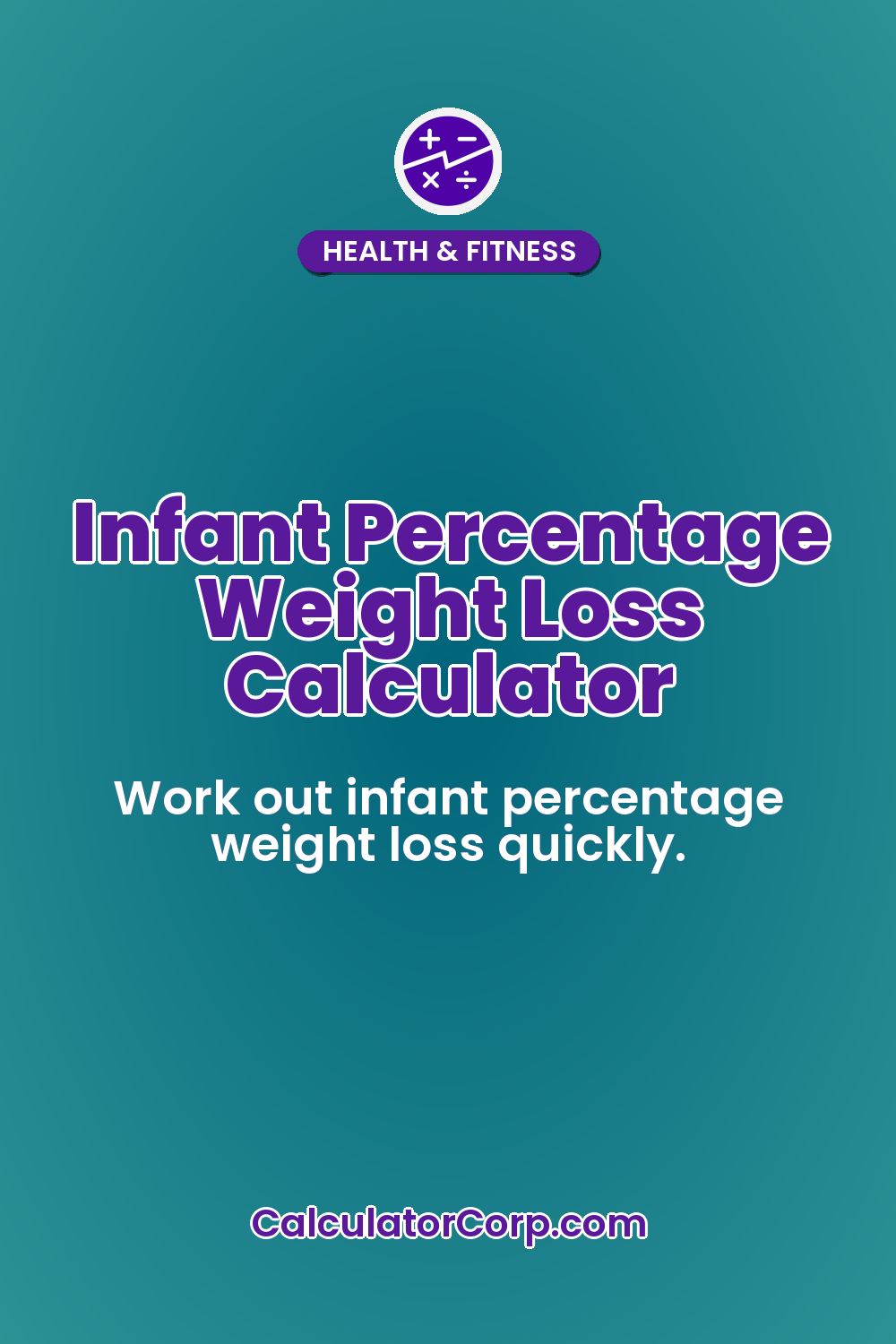 Infant Percentage Weight Loss Calculator
