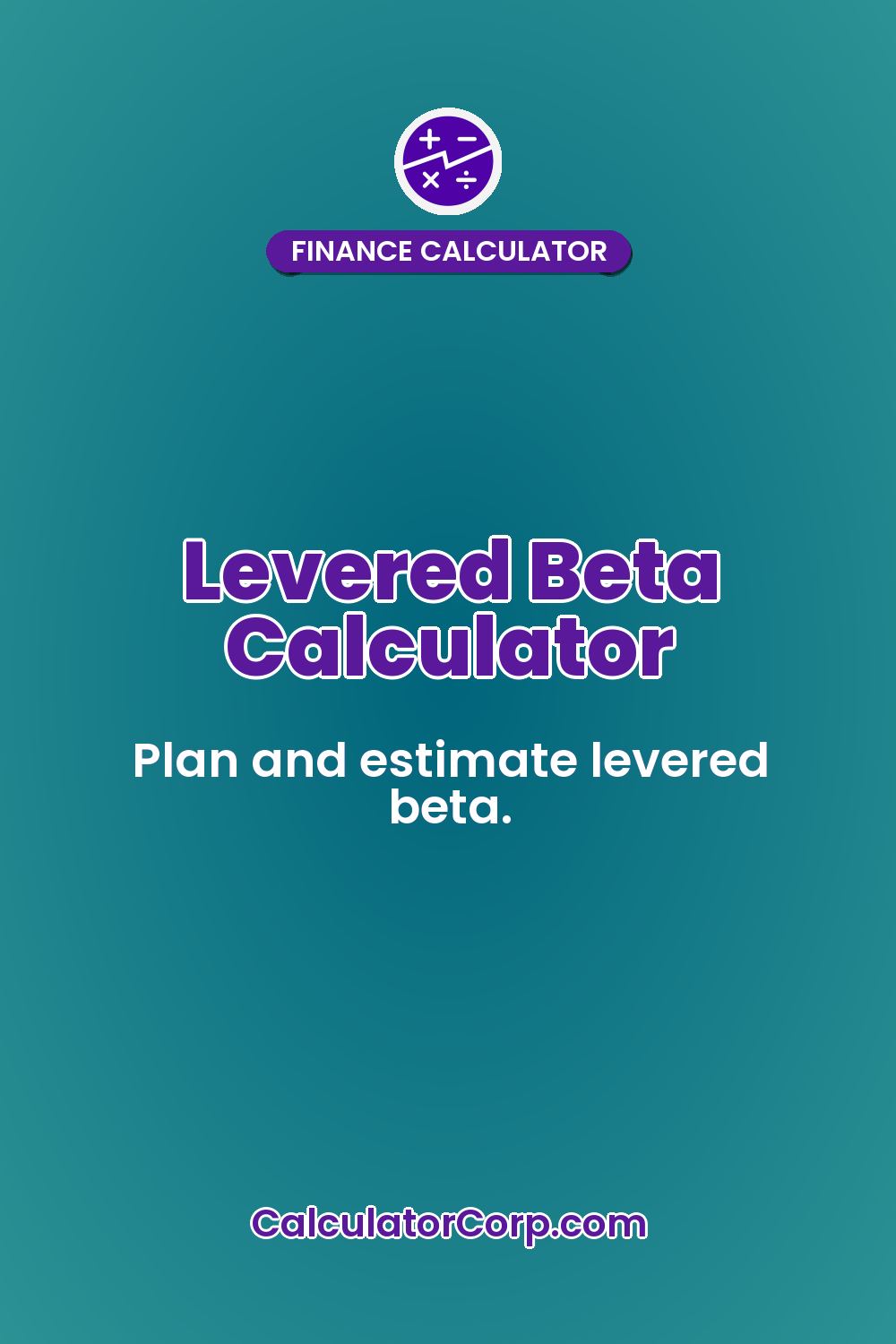 Levered Beta Calculator