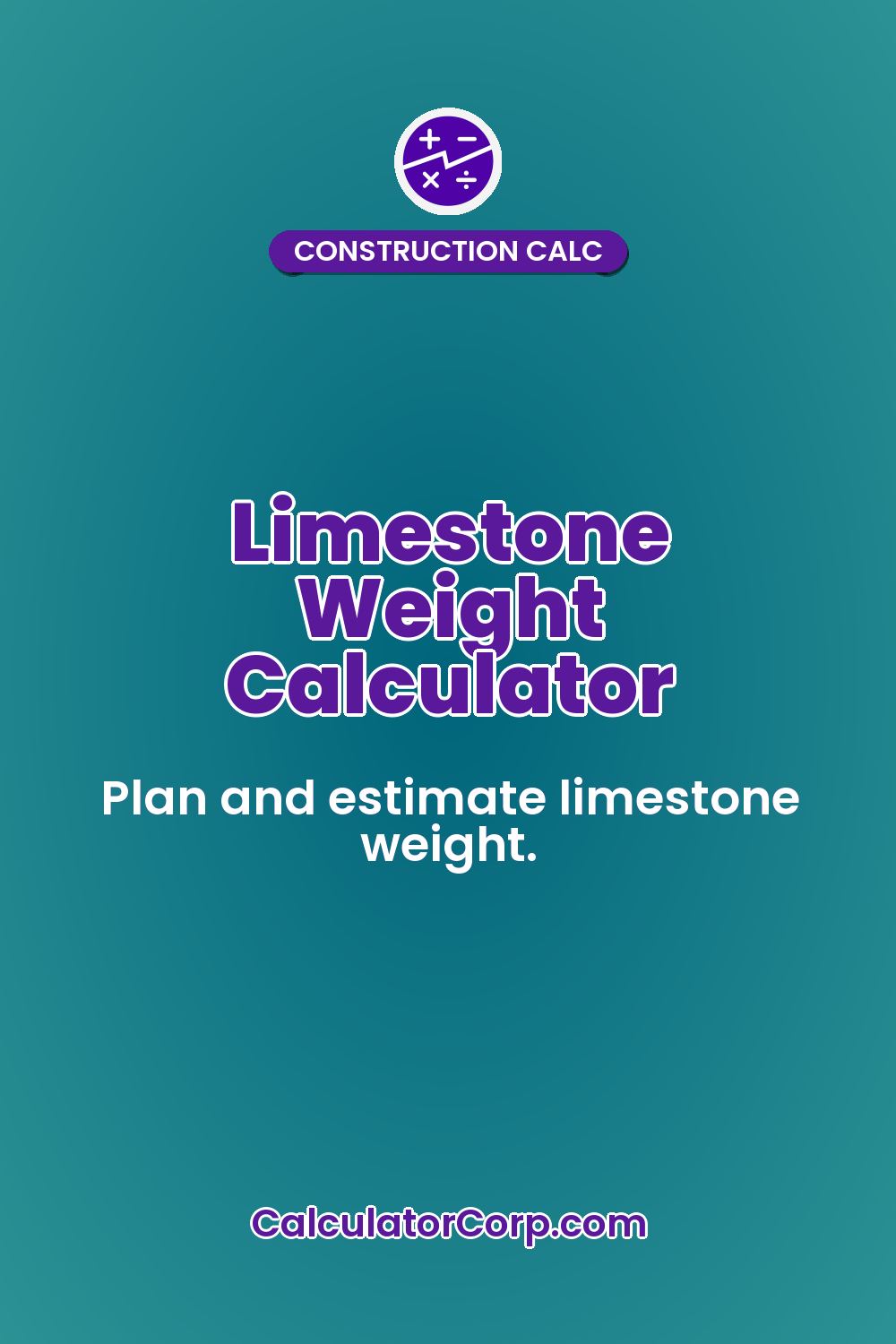 Limestone Weight Calculator