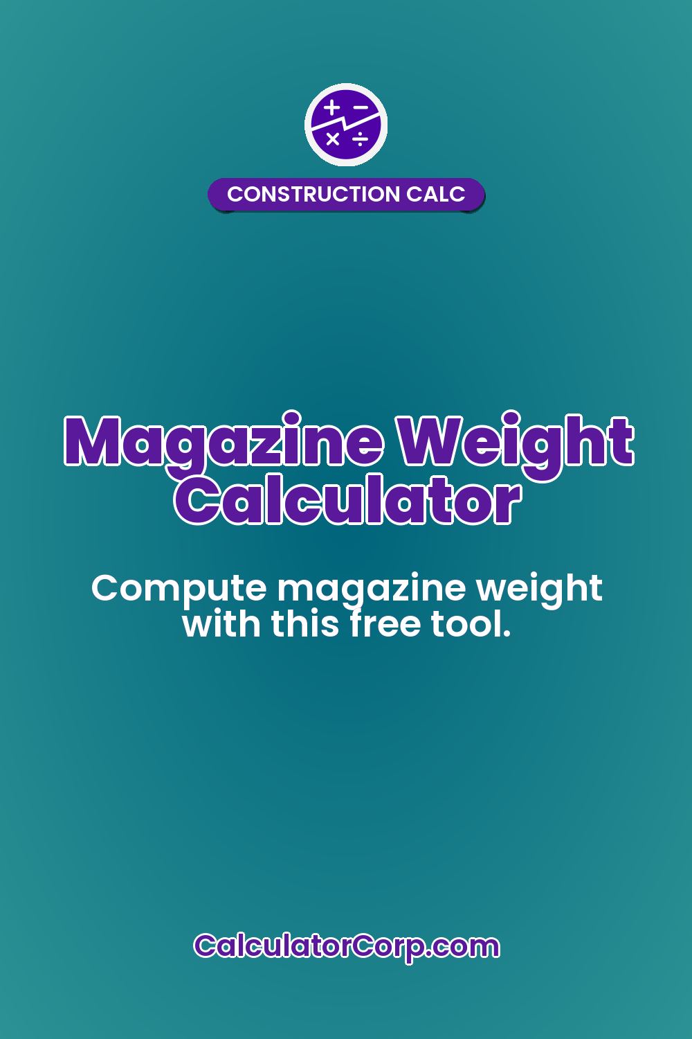 Magazine Weight Calculator