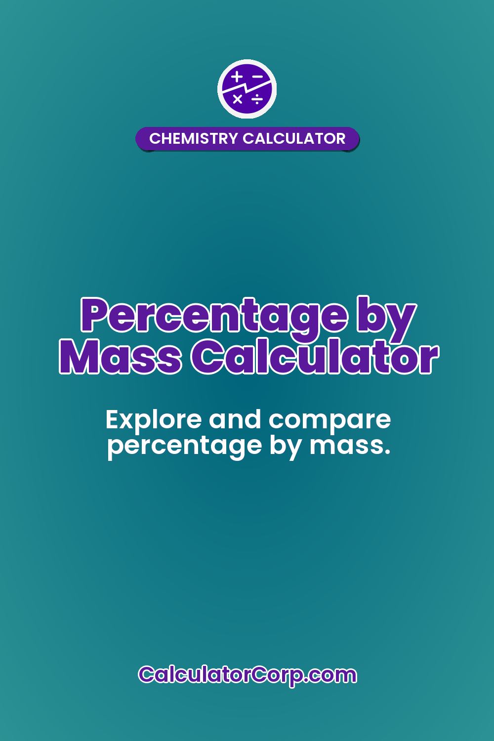 Percentage By Mass Calculator