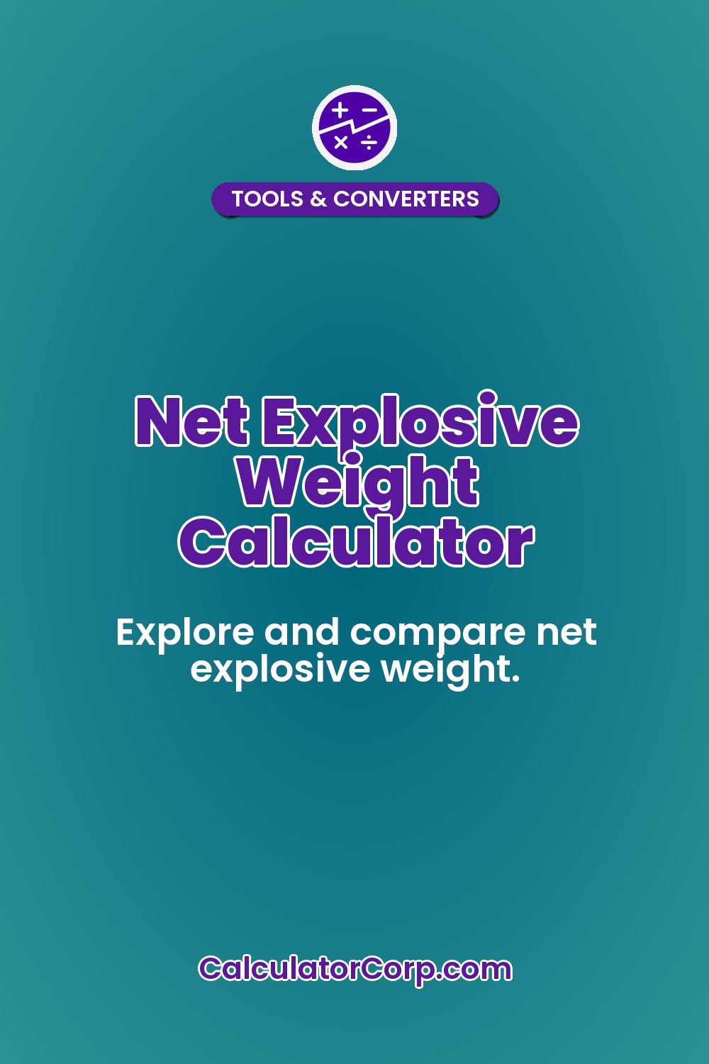 Net Explosive Weight Calculator