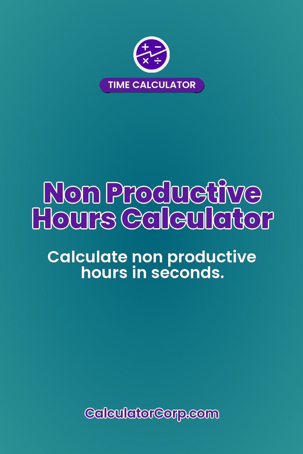 Non Productive Hours Calculator
