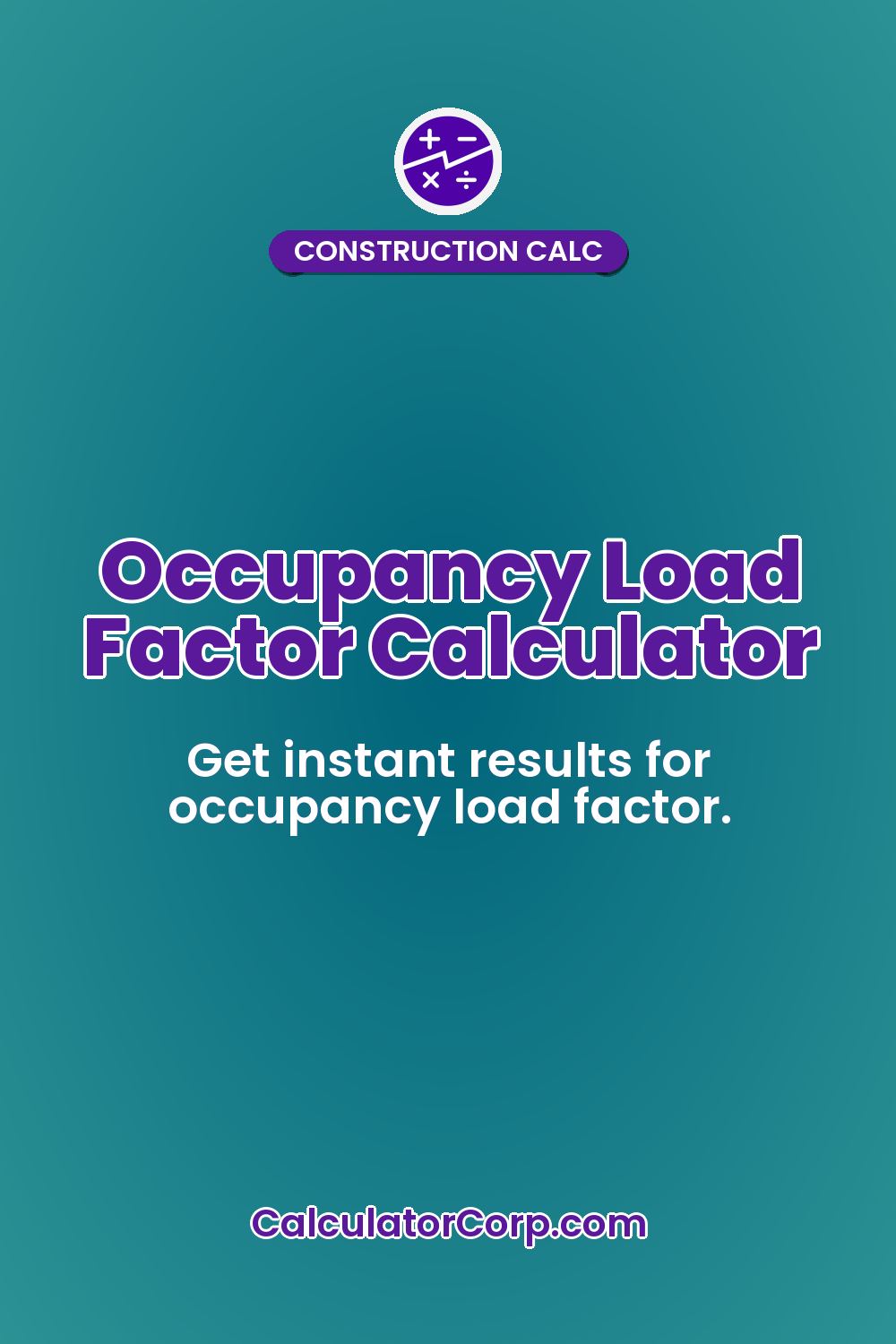 Occupancy Load Factor Calculator
