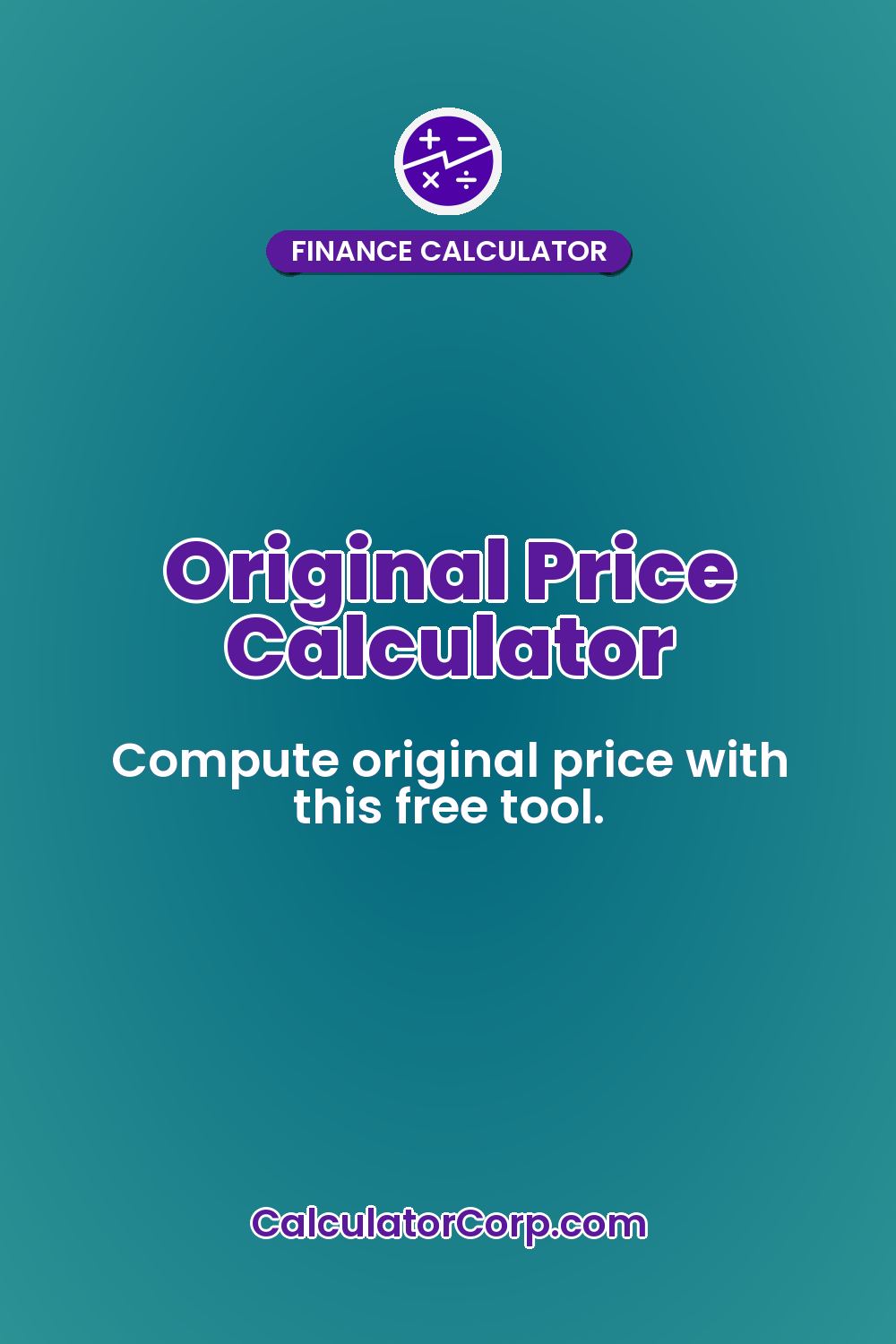 Original Price Calculator