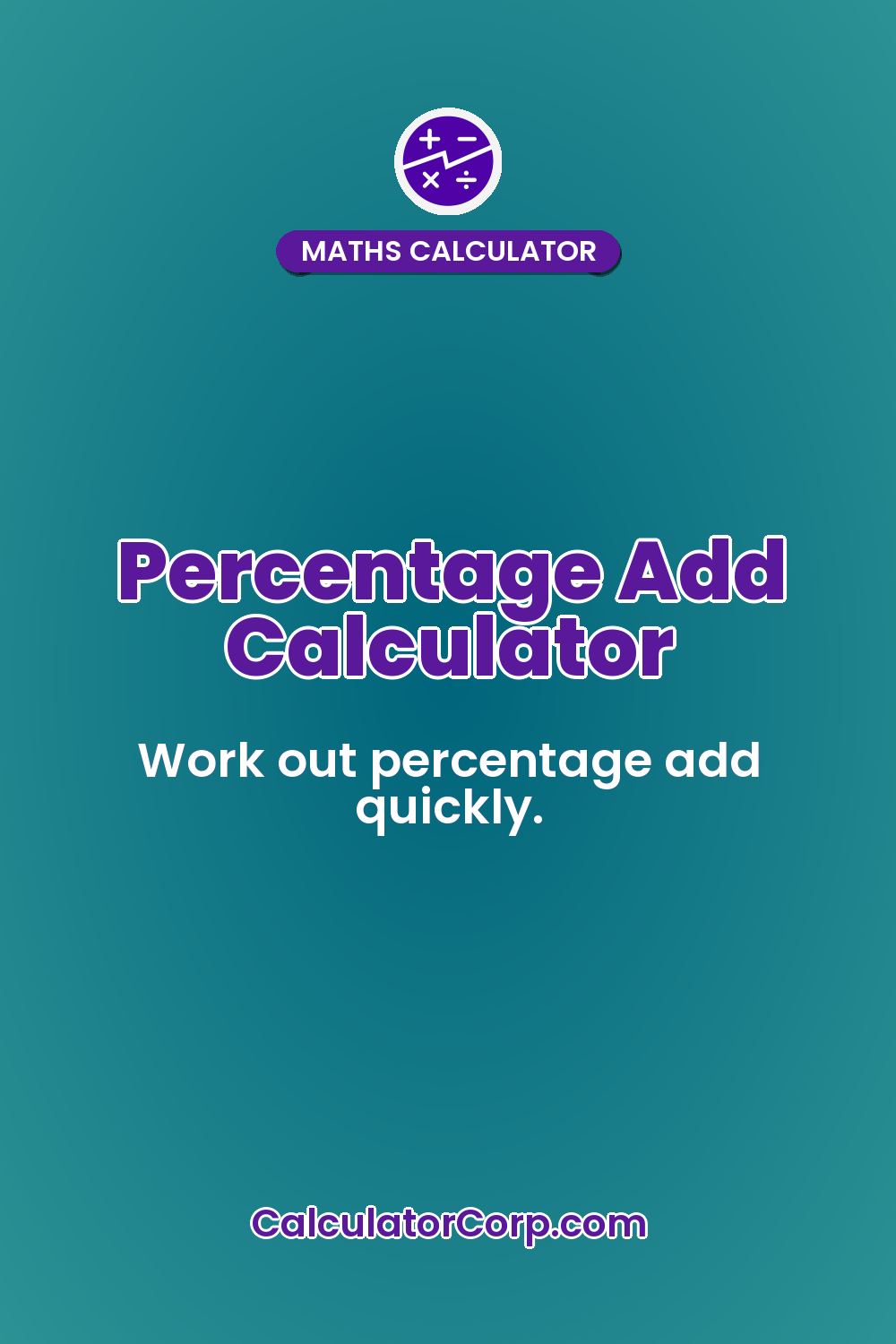 Percentage Add Calculator
